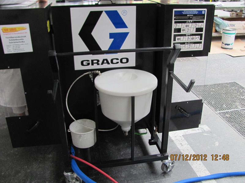 Graco FRP gélszóró berendezés - Paint Service Kft.
